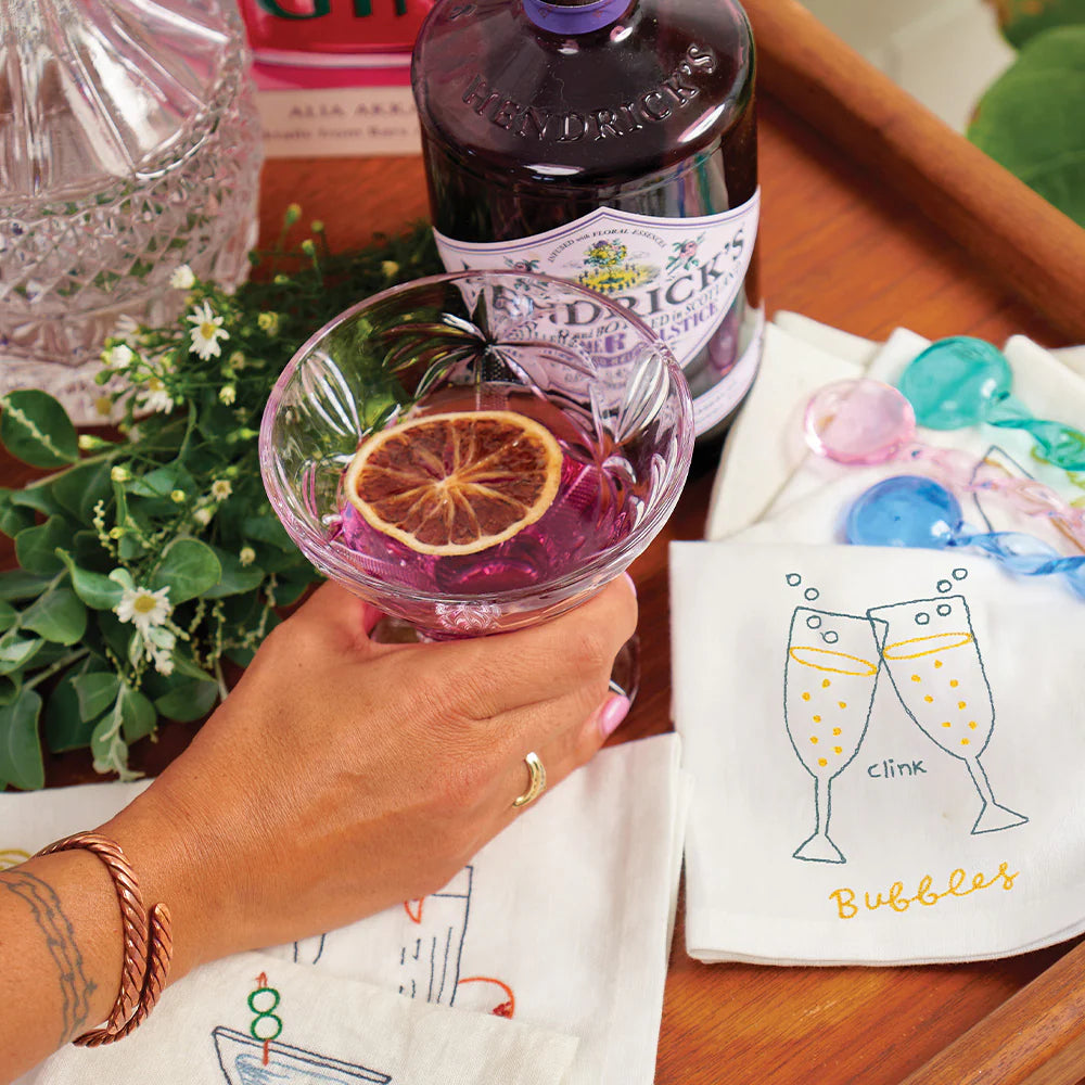Annabel Trends / Cocktail Napkin - Bubbles – Abode Bondi